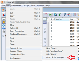 endnote style 追加方法 | endnote アウトプットスタイル – TJTO
