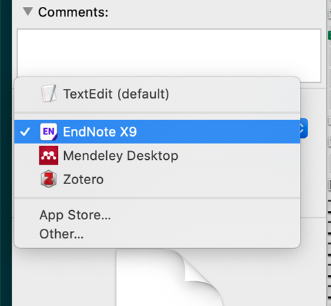 EndNote Click: How to change the default macOS reference manager to open ris file types
