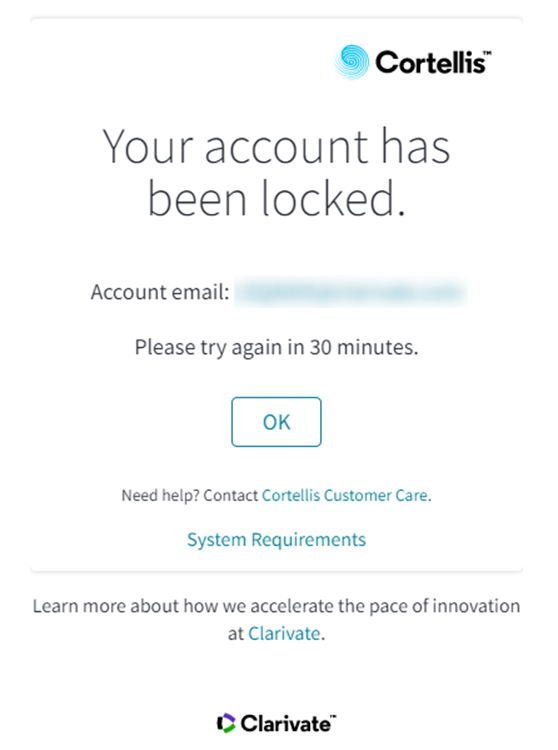 Cortellis: Need help with login?